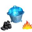 Galvanized Iron Charcoal Stove / Sigdi / Chulha / Griller Heater Oven ...