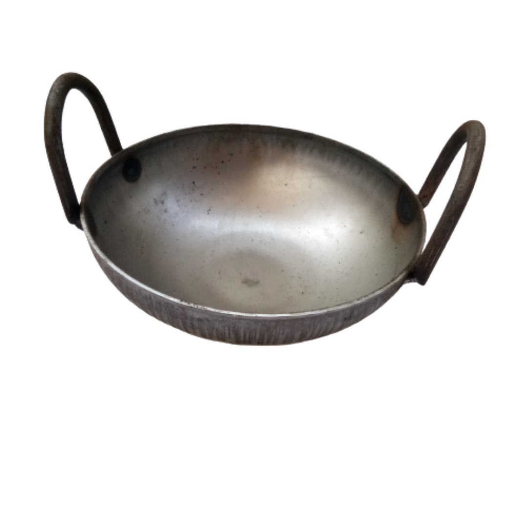 6 Inch Iron Kadai / Small Kadai for Cooking (350 - 400 g Weight ...