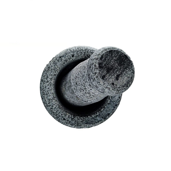 Natural Black Stone Mortar & Pestle / Khalbatta Okhli Masher / Khal Mu ...