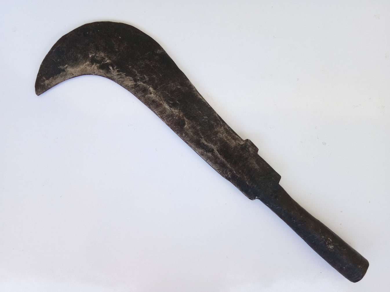 Traditional Heavy Iron Billhook | Wood Cutting Knife | Coconut Breaker ...