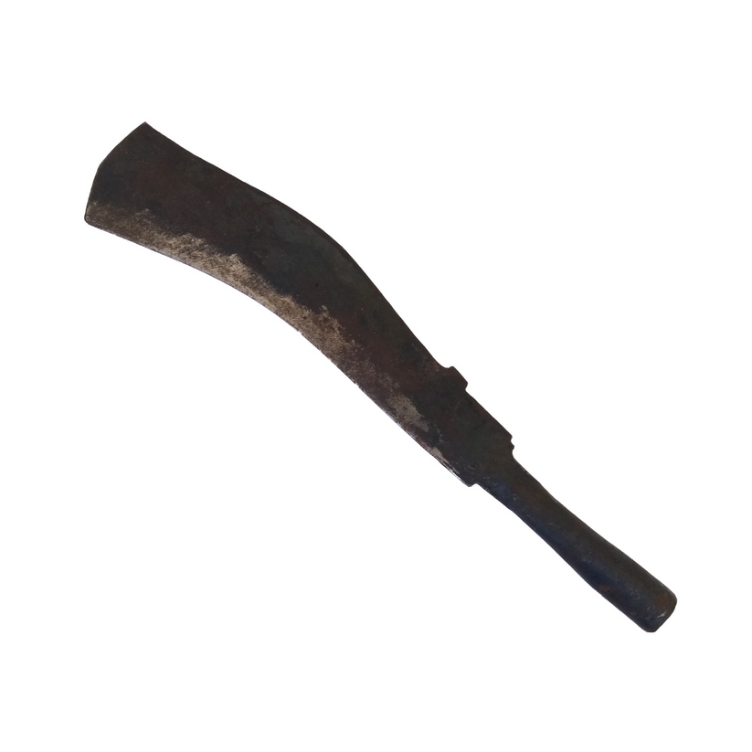 Traditional Heavy Iron Billhook | Wood Cutting Knife | Coconut Breaker ...