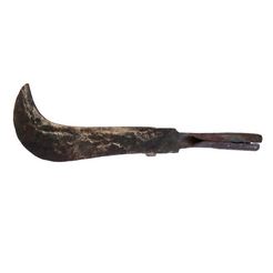 Traditional Heavy Iron Billhook | Wood Cutting Knife | Coconut Breaker ...